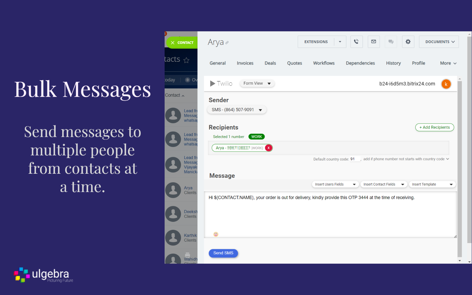 Ultra MessageBird SMS, WhatsApp & Viber for Bitrix24